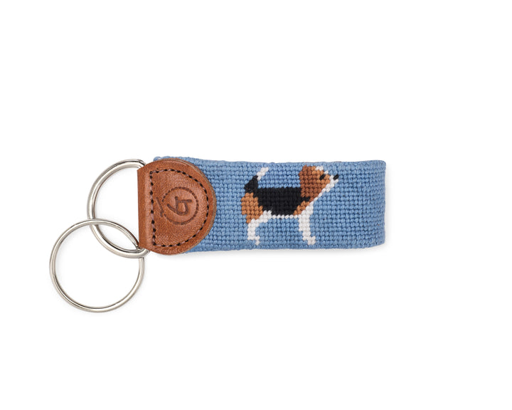 Beagle Needlepoint Keychain – Good Threads
