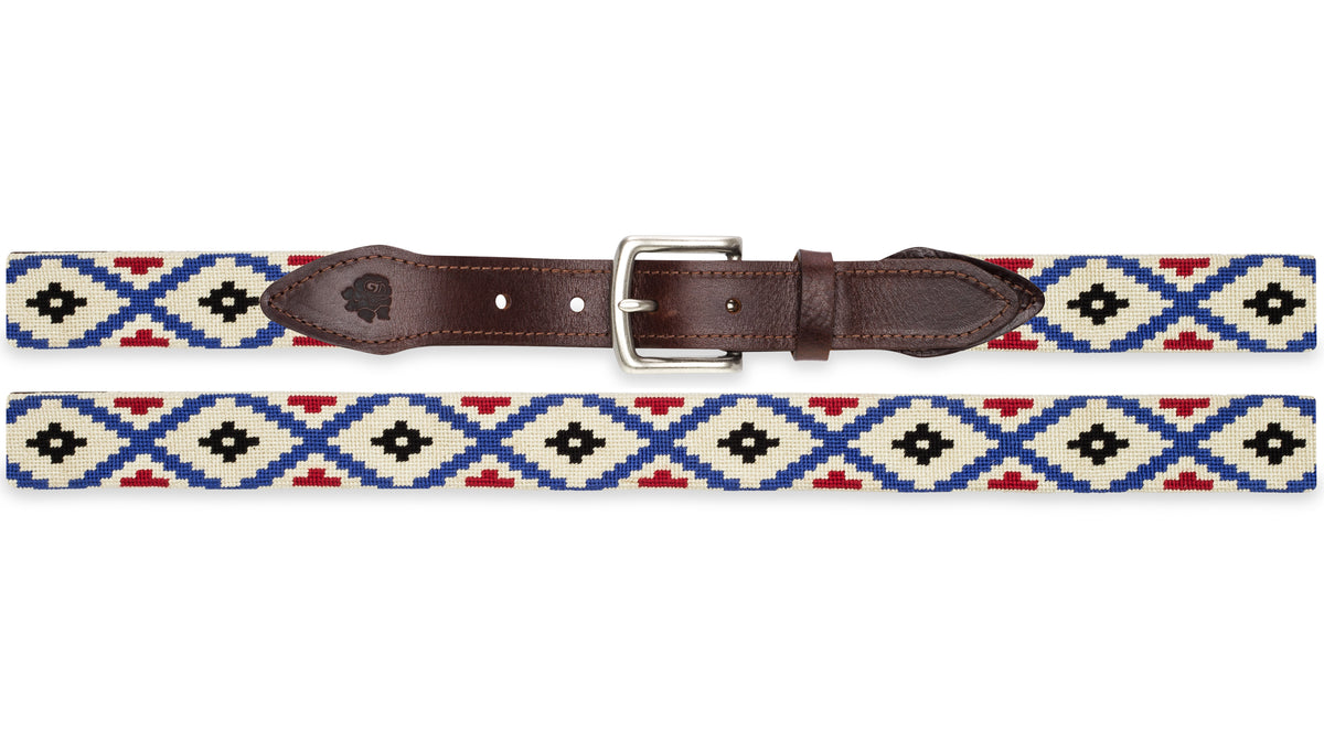 Aztec Needlepoint Belt – Good Threads